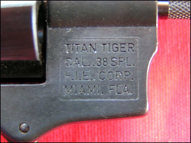 Fie Titan Tiger .38 Special 6 Shot Revolver Nib Unfired No Reserve For ...