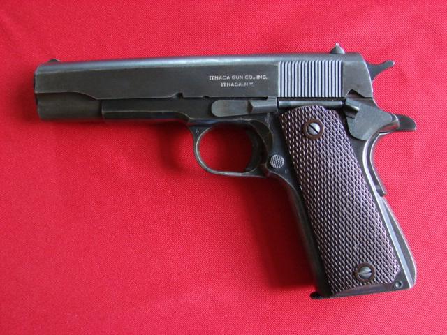 Ithaca 1911 A1 Demilled Frame Excellent Re-Wat Great Shooter No Reserve ...