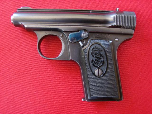 J. P. Sauer & Sohn 25 Cal Auto Pocket Pistol C&R Ok No Reserve For Sale ...