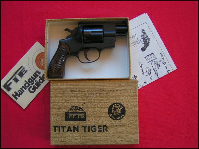 Fie Titan Tiger .38 Special 6 Shot Revolver Nib Unfired No Reserve For ...