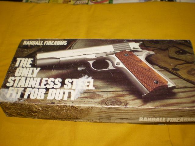 Randall Firearms Co. Randall Firearms Company 1911 45 Acp Semi Auto For ...