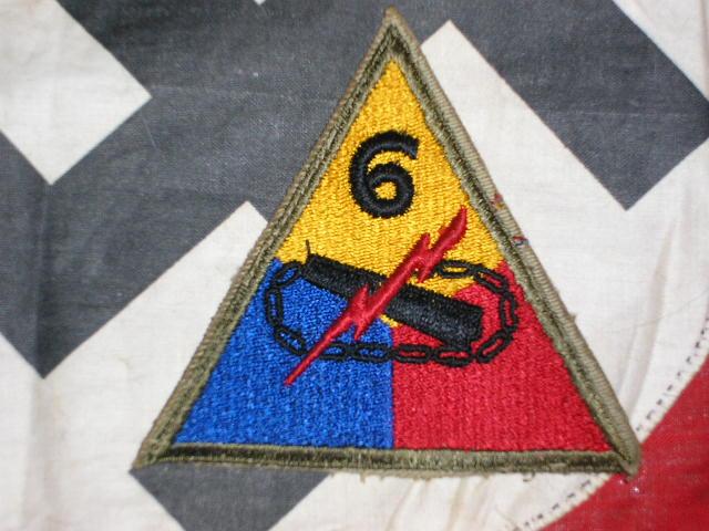 Ww2 Era 6th Armored Division Patch- Original For Sale at GunAuction.com ...