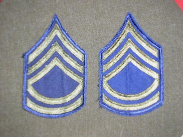 Korean War Era Technical Sgt/SFC Chevron Rank Set