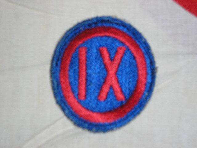 Original Ww2 Era Army Ix Corps Shoulder Patch For Sale at GunAuction ...