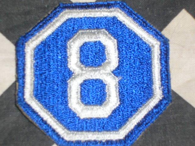 Ww2 Original Patch- Viii (8th) Us Army Corps. For Sale at GunAuction ...