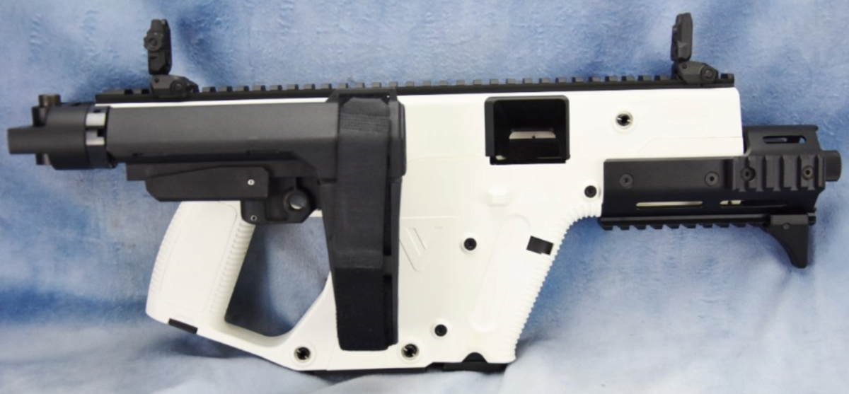 Kriss Vector Sdp Artic White 9mm Folding Brace Stormtrooper 6.5 Inch ...