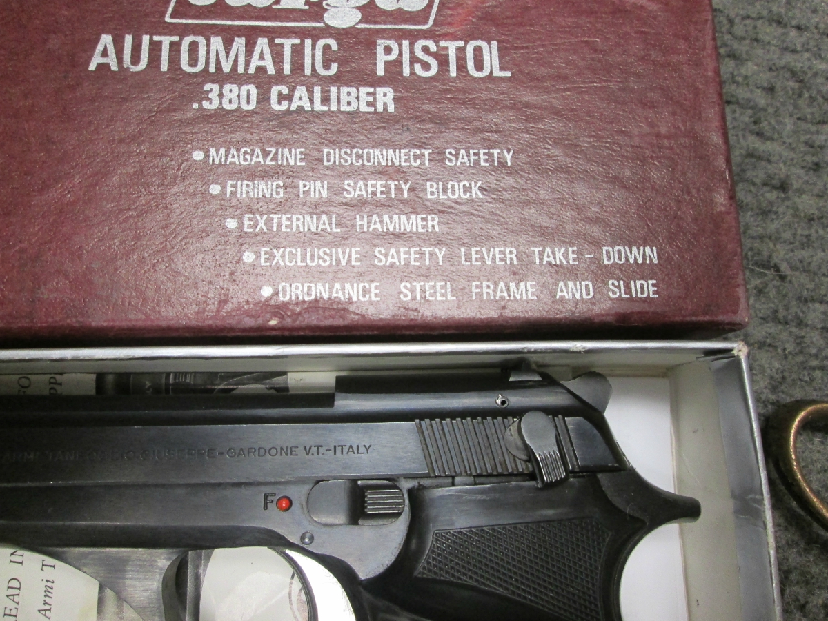 Guseppi Tanfoglio G.T. Targa Looks About Unfired. .380 Acp For Sale at ...
