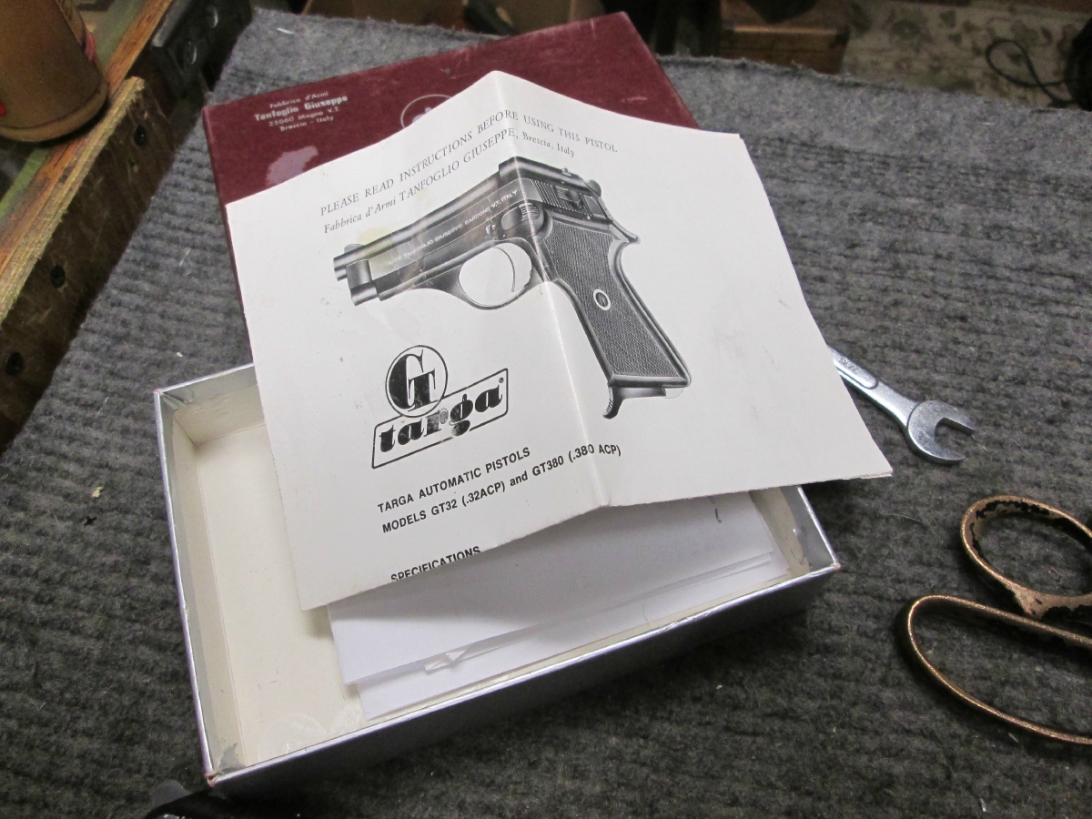Guseppi Tanfoglio G.T. Targa Looks About Unfired. .380 Acp For Sale at ...