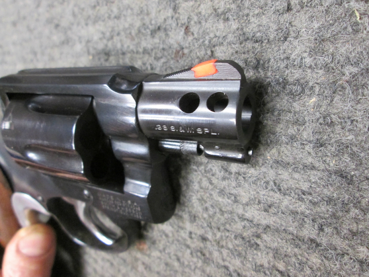 Smith And Wesson Model 10 Custom 4 Carry. 2 Inch Bbl. Ported, Orange ...