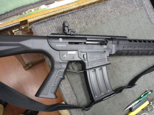 Typhoon Model X-11 Semi Auto Box Fed Shotgun. W 5 Mags And Original Box ...