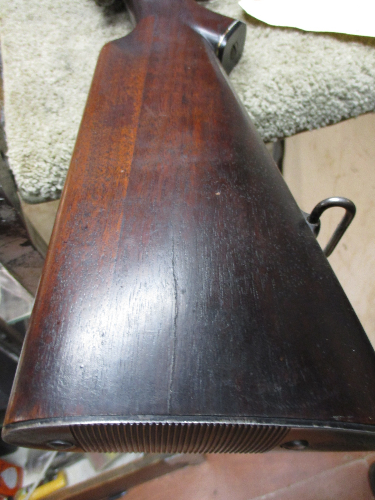 Springfield Armory 1920`S Custom Rifle 1898 Krag, Stock Altered For ...