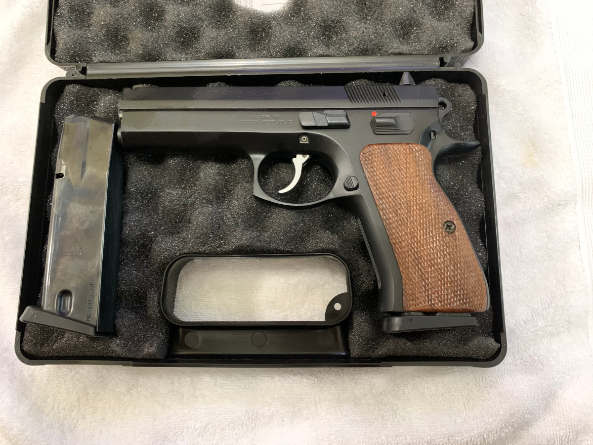 CZ Model 97-B .45 ACP with 2 Magazines 17100062 - GunAuction.com