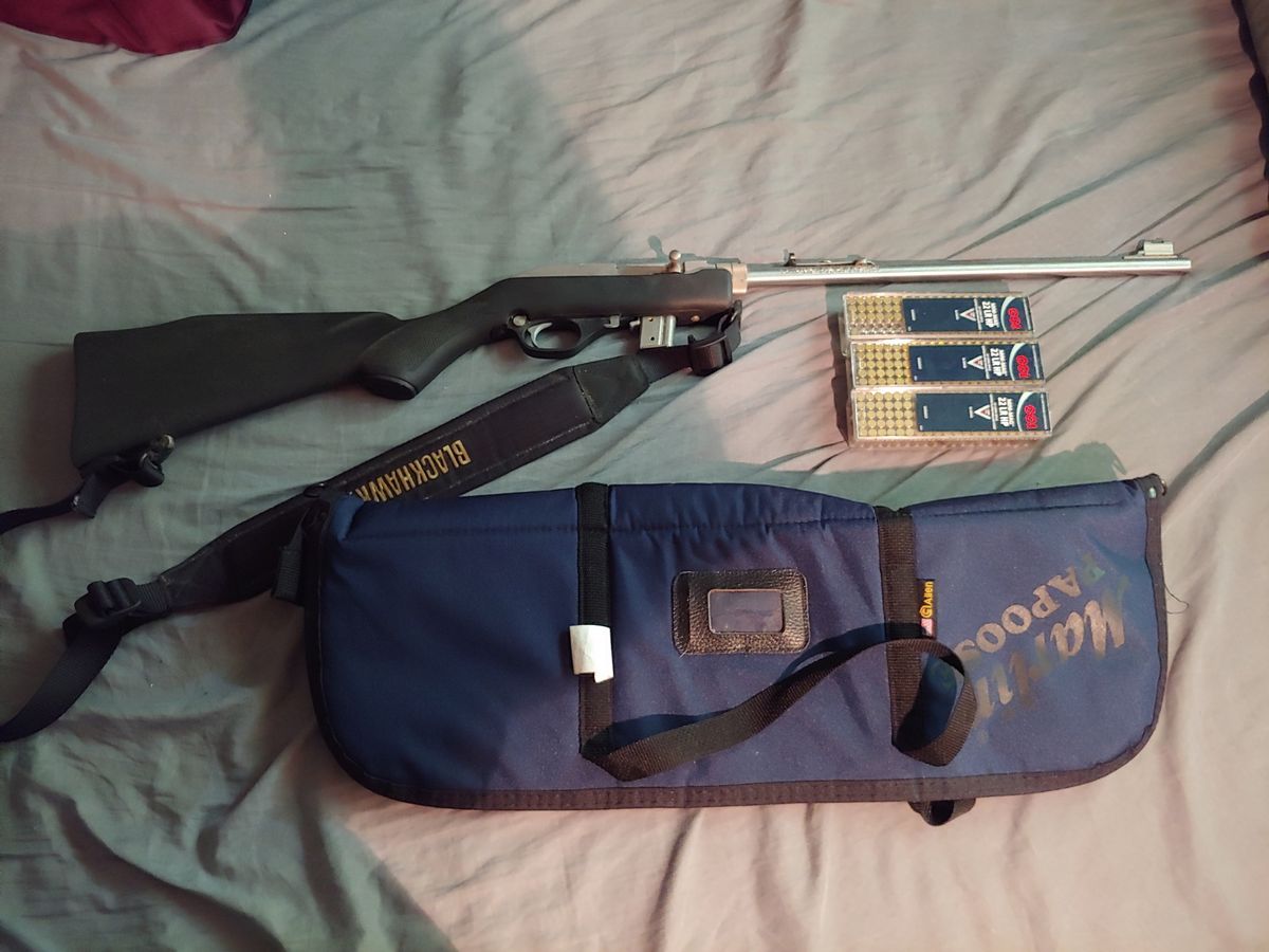 Mint Handy 22lr Collapsible Marlin 70pss Papoose 7rd Semi-Auto Survival ...