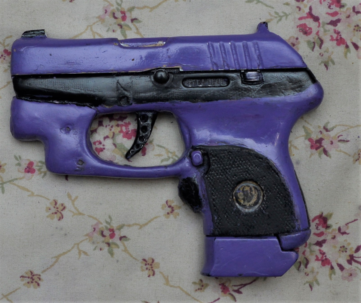 Ruger Purple subcompact LCP Custom .380 auto pistol w/red laser& 2 1rnd ...