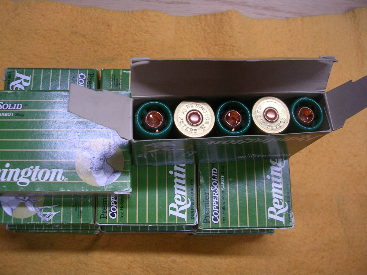 Remington Premier Copper Solid 1 Oz 2 3/4 Shell Hollow Point Sabot Slug ...