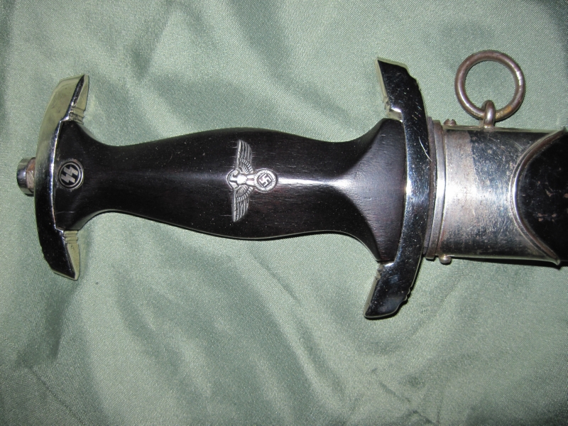 Wwll Original Nazi Ss Black Dagger For Sale at GunAuction.com - 11466322