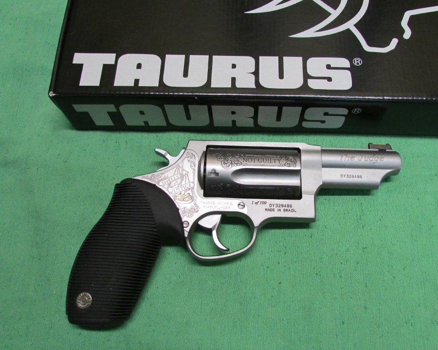 Taurus Judge, Engraved, Limited Edition, 1 Of 100, New .45 Colt For ...