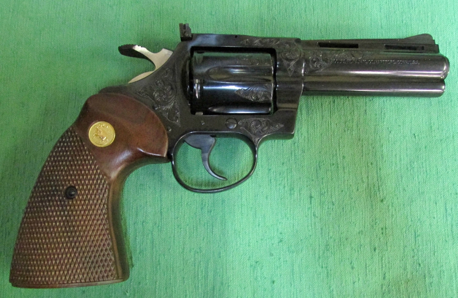 Colt Diamondback, Factory Engraved,Cased, Mint .38 Special For Sale at ...