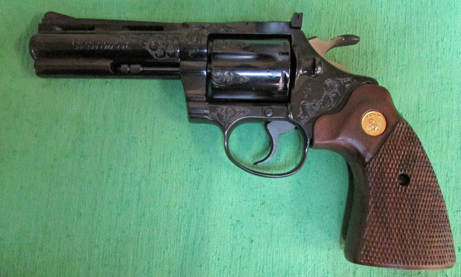 Colt Diamondback, Factory Engraved,Cased, Mint .38 Special For Sale at ...