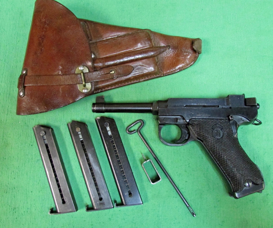 Swedish M40 Lahti Pistol, Matching W/Holster 3 Mags,Tool 9mm Luger For ...