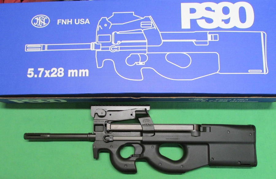 Fn Ps90, Black, Scope Rail, 30-Round Mag, New In Box 5.7x28mm For Sale ...