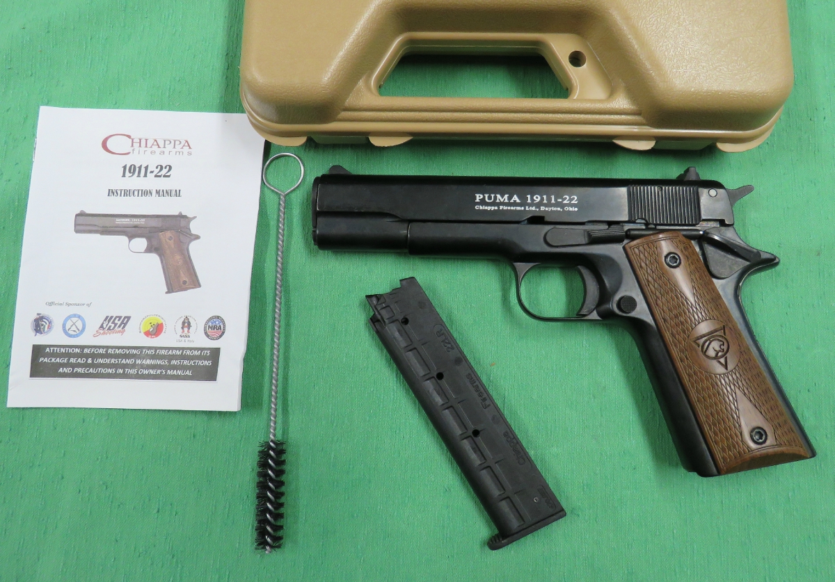 Chiappa 1911-22 Puma Pistol, Factory Box, Excellent Condition .22 Lr ...