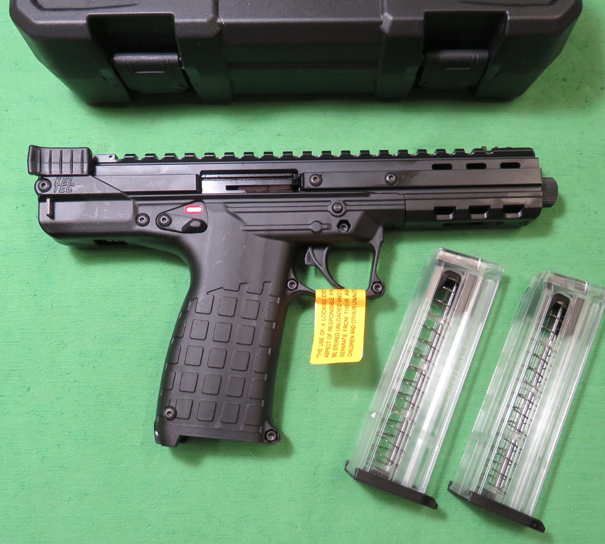 Kel-Tec Cp33 Pistol, Two 33-Rd Magazines, New In Hard Case .22 Lr For ...