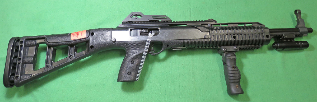 Hi-Point Model 4095 Carbine, With Tactical Light And Folding Vertical ...