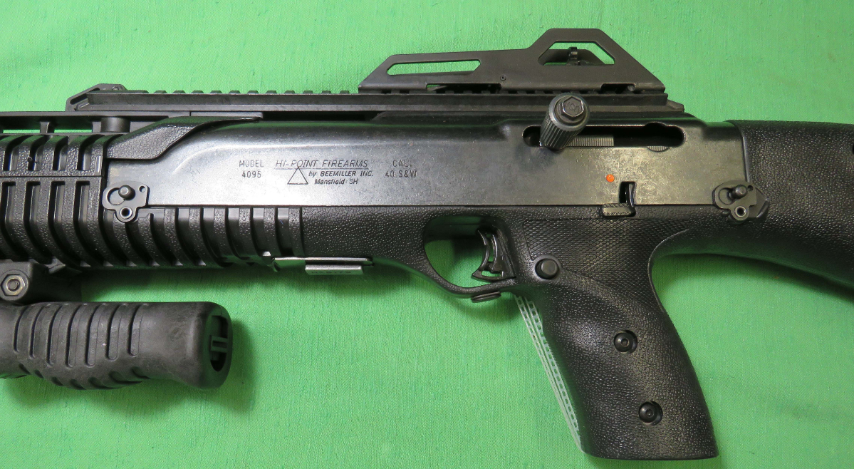 Hi-Point Model 4095 Carbine, With Tactical Light And Folding Vertical ...