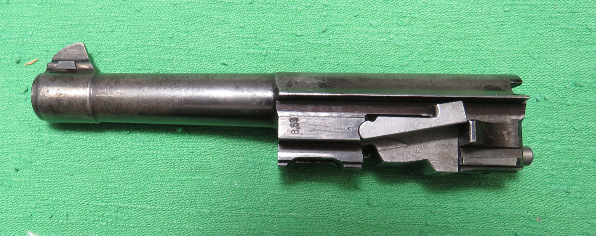 German Wwii P38 Pistol Barrel Assembly, Complete, Vg Bore 9mm Luger For ...