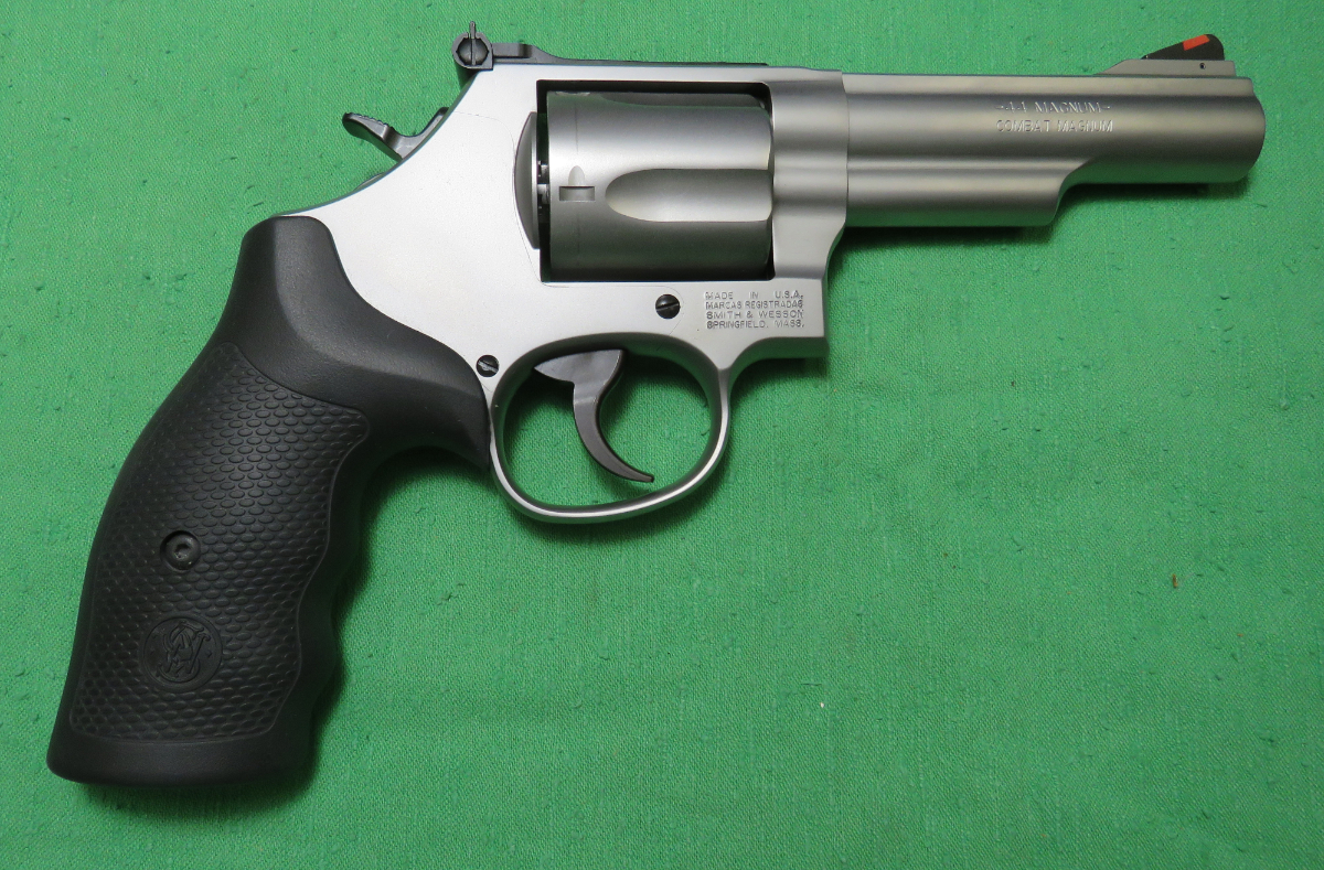 Smith & Wesson Model 69 Revolver, 44 Magnum, Stainless Steel, 4 Inch ...