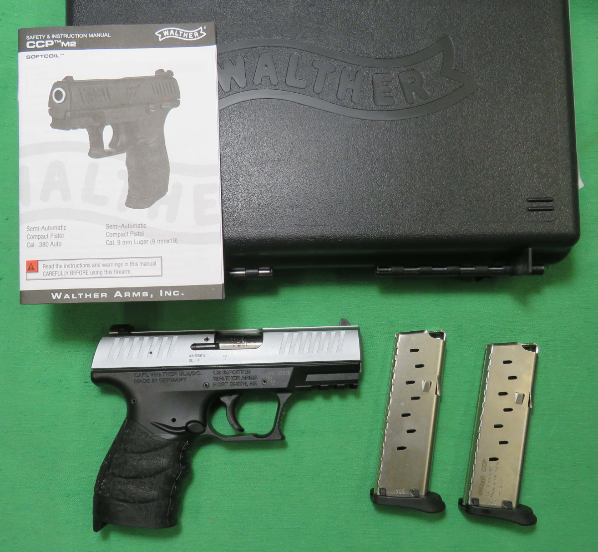 Walther Ccp M2, 9mm, Two 8-Round Mags, New In Box 9mm Luger For Sale at GunAuction.com - 17376697