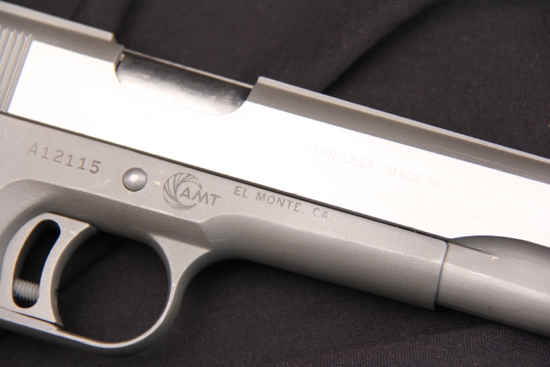 Stainless Amt Hardballer (Like Colt 1911) .45 Acp Semi-Auto Pistol For ...