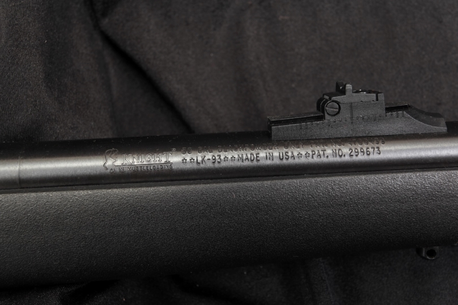 Knight Lk-93 Wolverine .50 Cal In-Line Muzzleloading Rifle W/ Synthetic ...