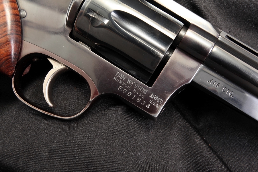 Dan Wesson Arms 445 Supermag 9 3/4` Double Action Revolver W/ Muzzle ...