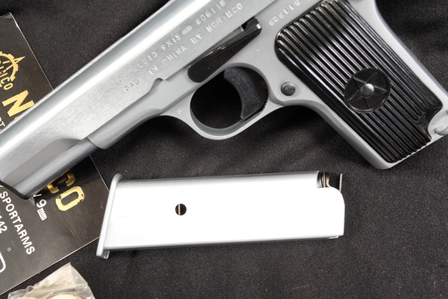 Norinco 213 (Tokarev Type 54) 9mm Compact Semi Auto Pistol - In The Box ...