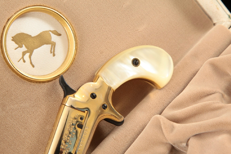 Colt Lady Deringer Set, Consecutive Derringers, Pearlite & Gold Plate 2 ...