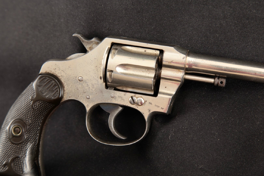 Colt Police Positive Model, 1st Issue, Nickel & Case Colored 4” Double ...