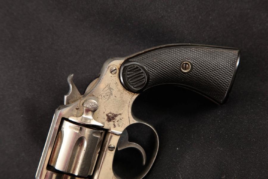 Colt Police Positive Model, 1st Issue, Nickel & Case Colored 4” Double ...