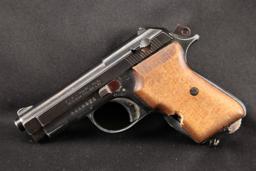 F.I.E. FIE Model E22 E-22, Blue 3.5” - Semi-Automatic Pistol, DESTROYED ...