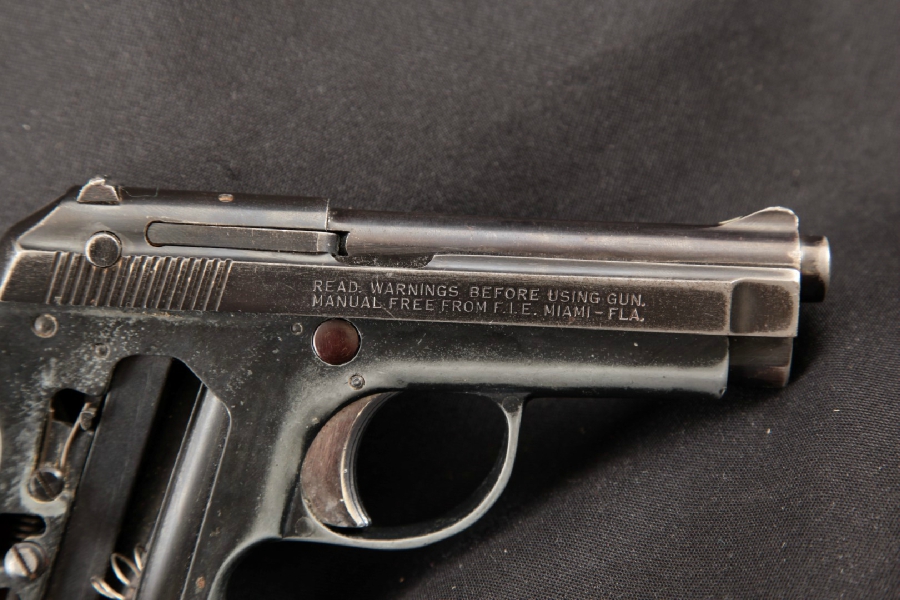 F.I.E. Fie Model E22 E-22, Blue 3.5” Semi-Automatic Pistol, Destroyed ...