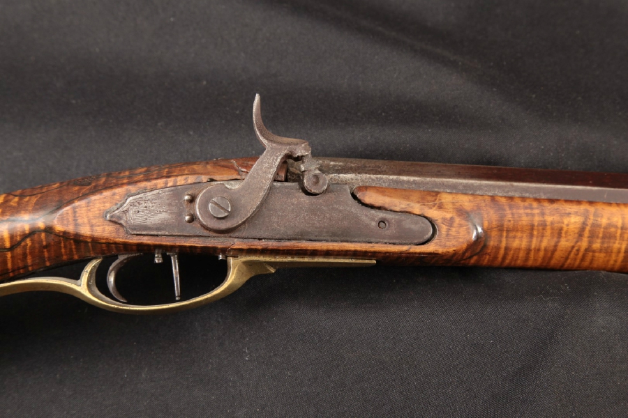 Unmarked Kentucky / Pennsylvania Inda Double Set Trigger Percussion ...