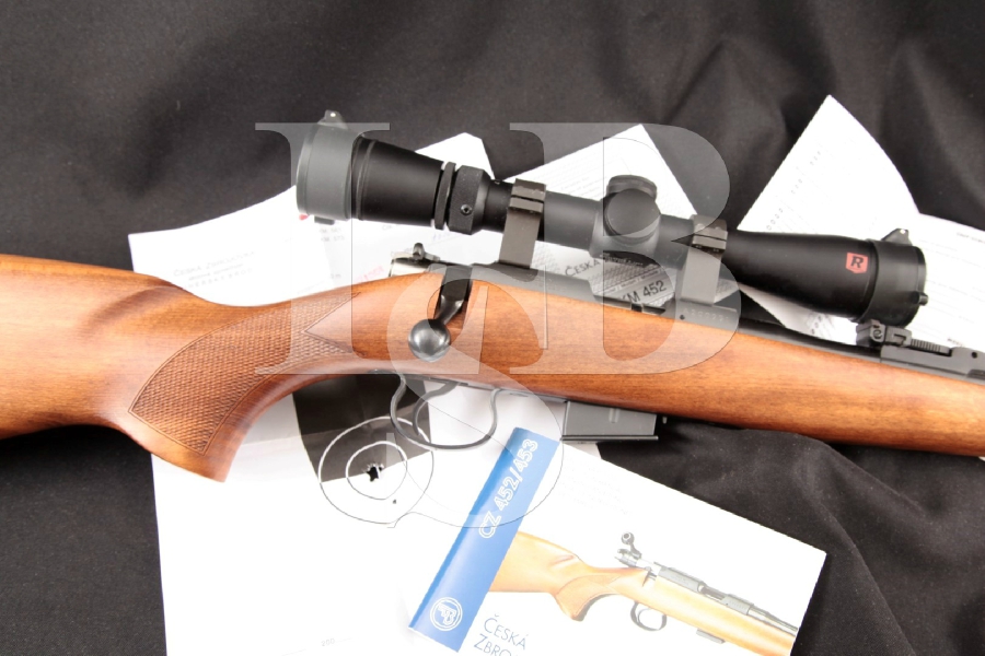 Ceska Zbrojovka Brno CZ Model 452-2E Clip Fed Varmint Rifle, Blue/Matte ...