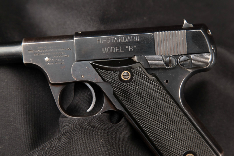 High Standard (Hi-Standard) Model B Type Ii, Blue 4 ½” Sa Semi ...