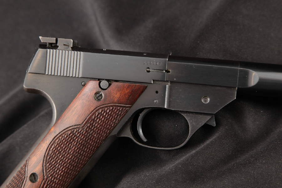 High Standard Hi-Standard Model Ge, 1 Of 2,900 Blue & Factory Walnut ...