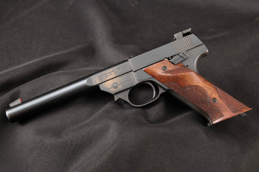 High Standard Hi-Standard Model Ge, 1 Of 2,900 Blue & Factory Walnut ...