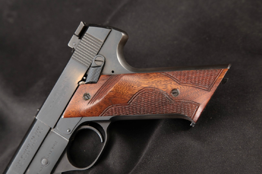 High Standard Hi-Standard Model Ge, 1 Of 2,900 Blue & Factory Walnut ...