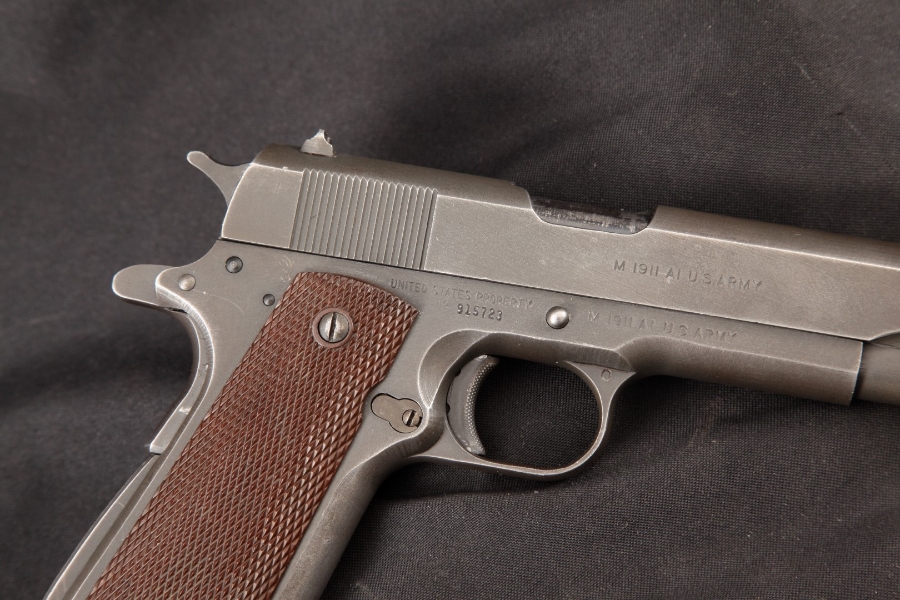 Ithaca US Army Model 1911A1 1911-A1, First Batch, Parkerized 5 - WWII ...