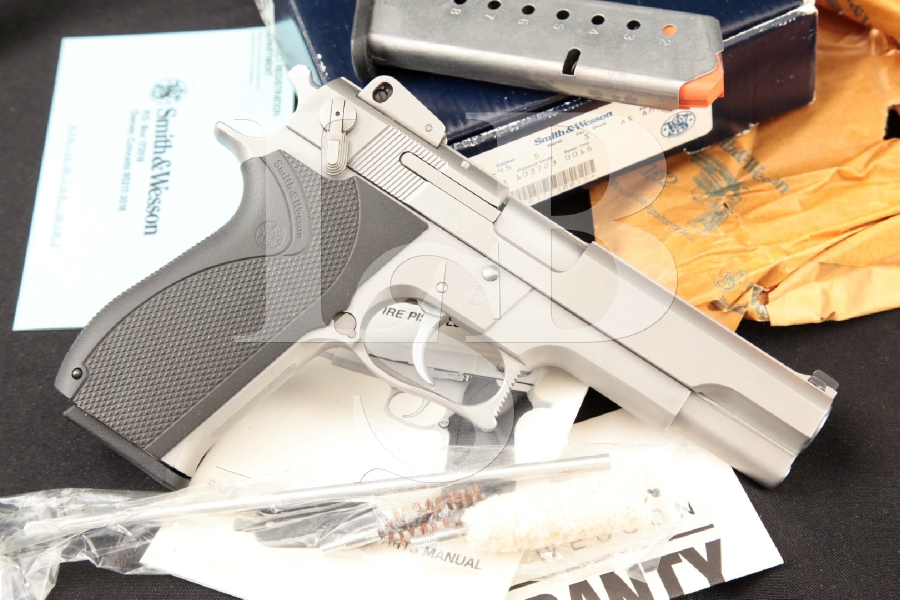 Smith & Wesson S&W Model 4506, Stainless 5" Double Action Semi ...