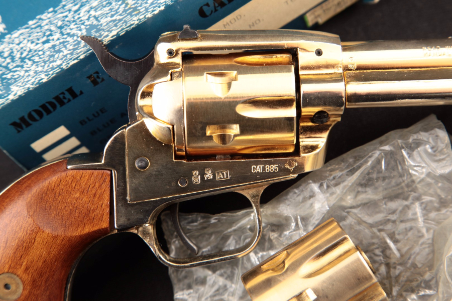 Tanfoglio Model E15 E-15 Buffalo Scout .22 L.R. Convertible, Gold-Tone ...